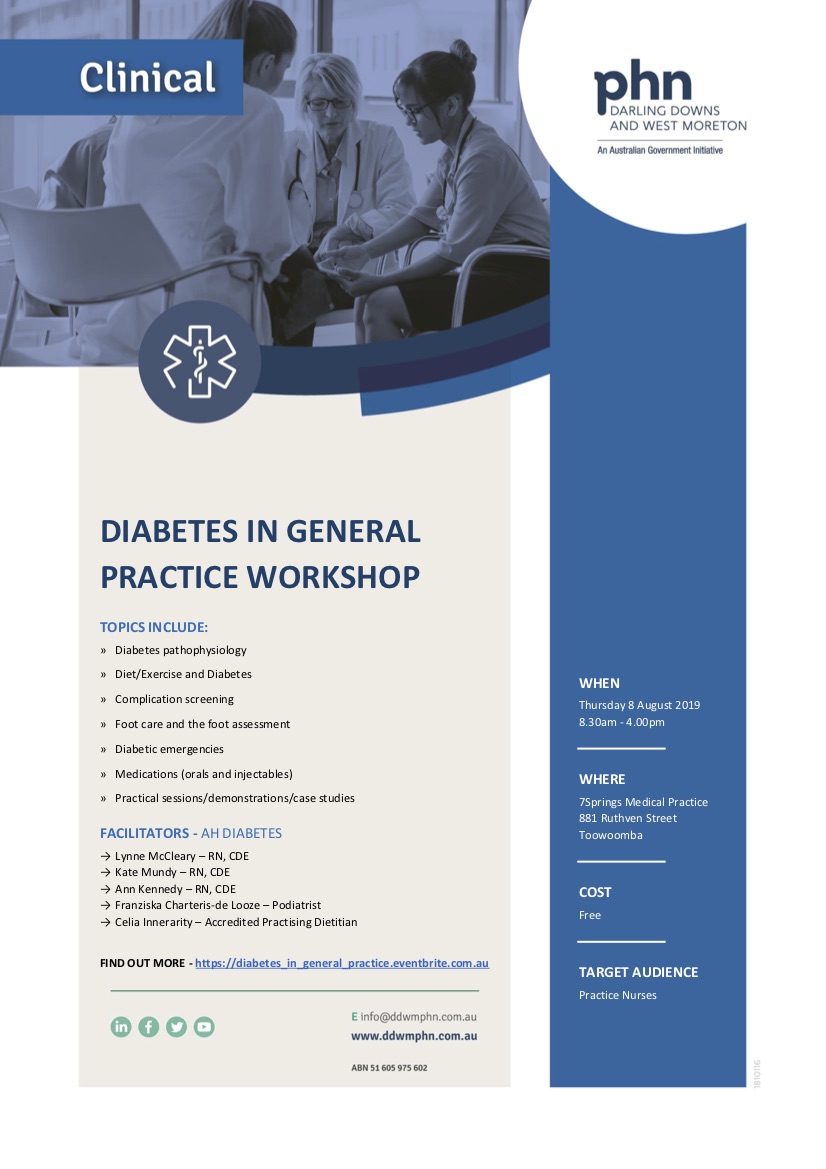 Diabetes in General Practice Workshops - AH Diabetes